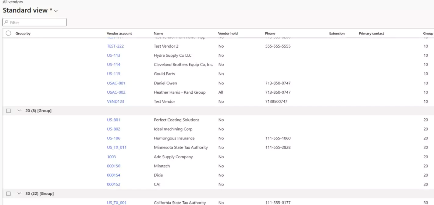 Dynamics 365 F&O Tip of the Month: Grouping data in grid views for analysis | Rand Group